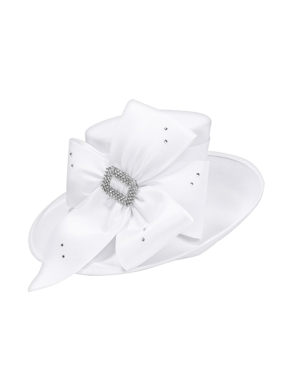 Side-flipped Medium Brim Hat w/ Flower Ribbon – Giovanna Apparel