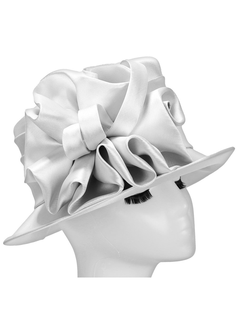 Side Flipped Small Brim Hat w/ Ovsz Flower – Giovanna Apparel