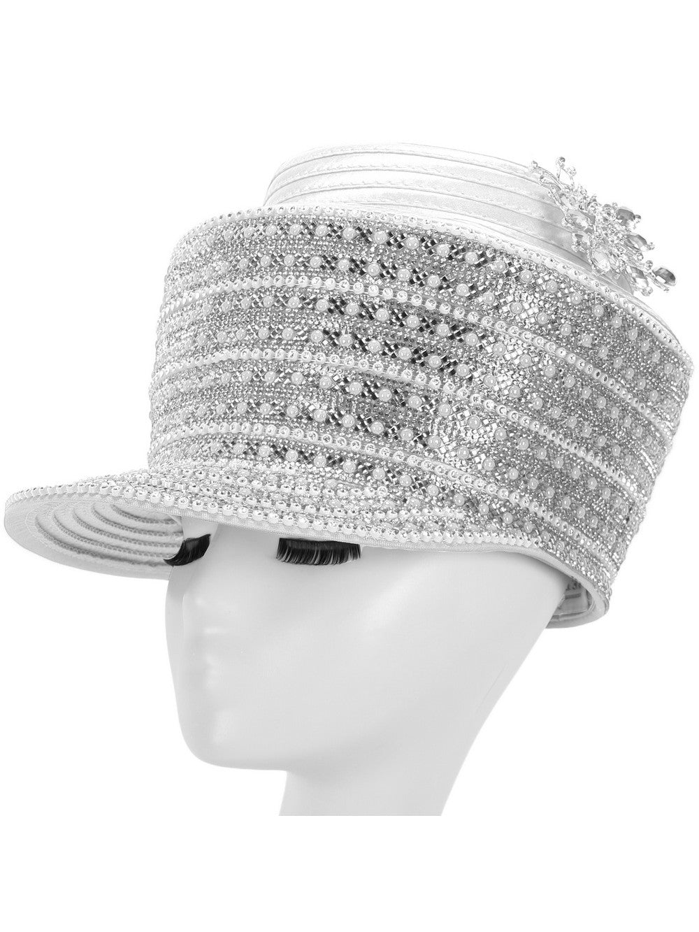 STONED CAP SHAPE RIBBON HAT – Giovanna Apparel